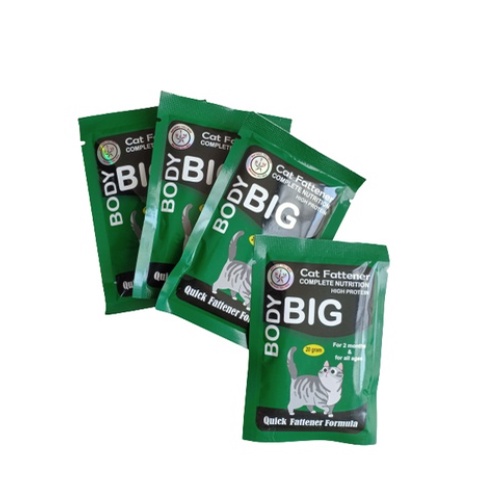 Jual BODY BIG SACHET 20 gr PENGGEMUK KUCING - Cat Fattener - Vitamin ...