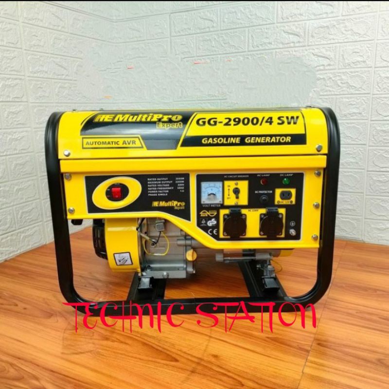 Jual Mesin Genset Bensin Gasoline GG-2900/4SW MULTIPRO GG 2900/4SW | Shopee Indonesia