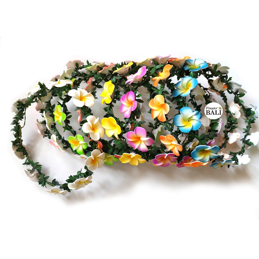 Jual Flower Crown | Mahkota Bunga Kamboja | Aksesoris Rambut | Shopee ...