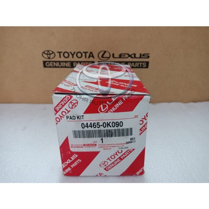 Jual Brake Pad Kampas Rem Depan Fortuner Original 04465-0K090 #Toyota ...