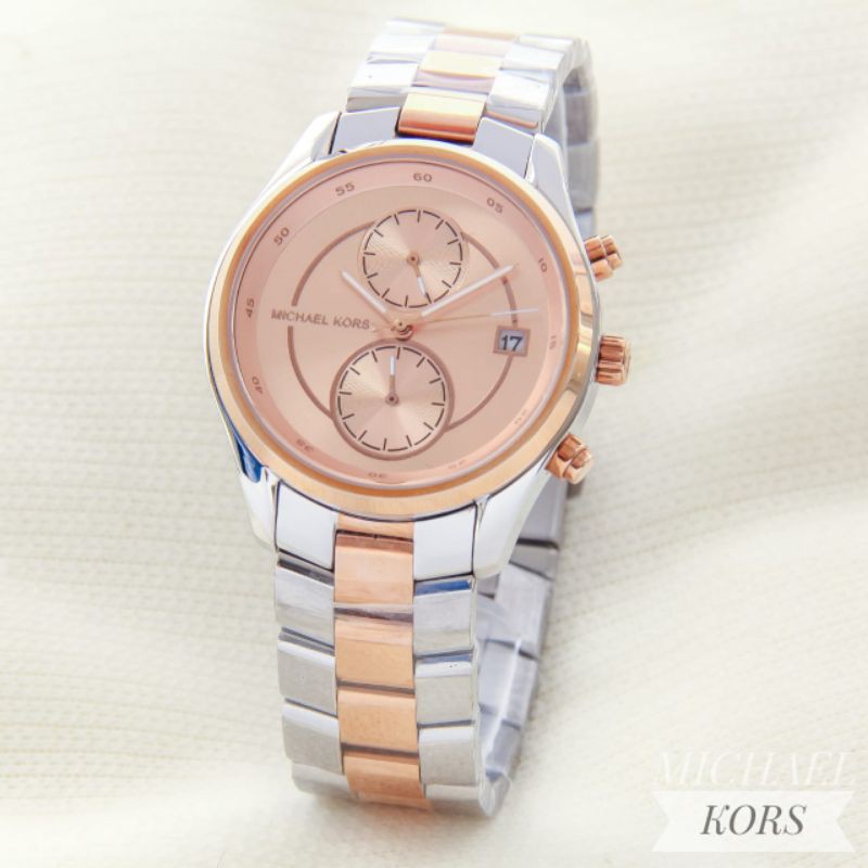 Jual Jam Tangan Wanita Merk Michael Kors Original Stainless Baterai ...