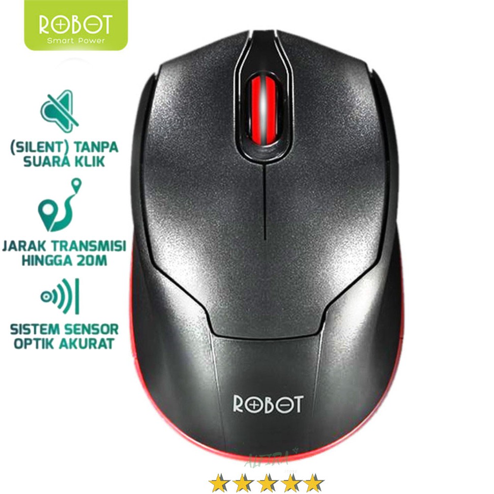 Jual Mouse Wireless Robot M310 Silent click Key Mouse Bluetooth Robot M ...