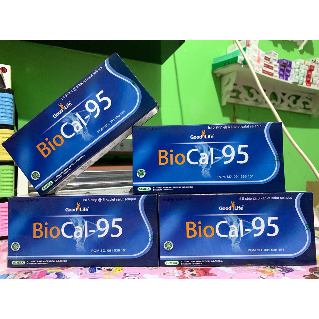 Jual BioCal 95/Suplemen Kalsium (Isi 30 tablet) | Shopee Indonesia