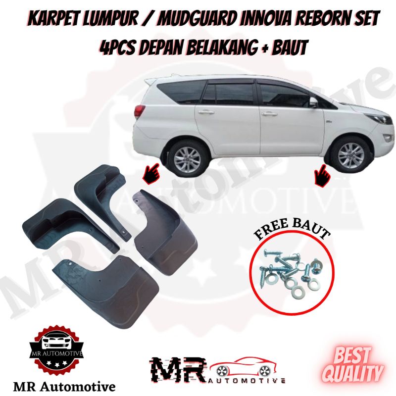 Jual Karpet Lumpur / Mud Guard Innova Reborn 2016-2020 | Shopee Indonesia