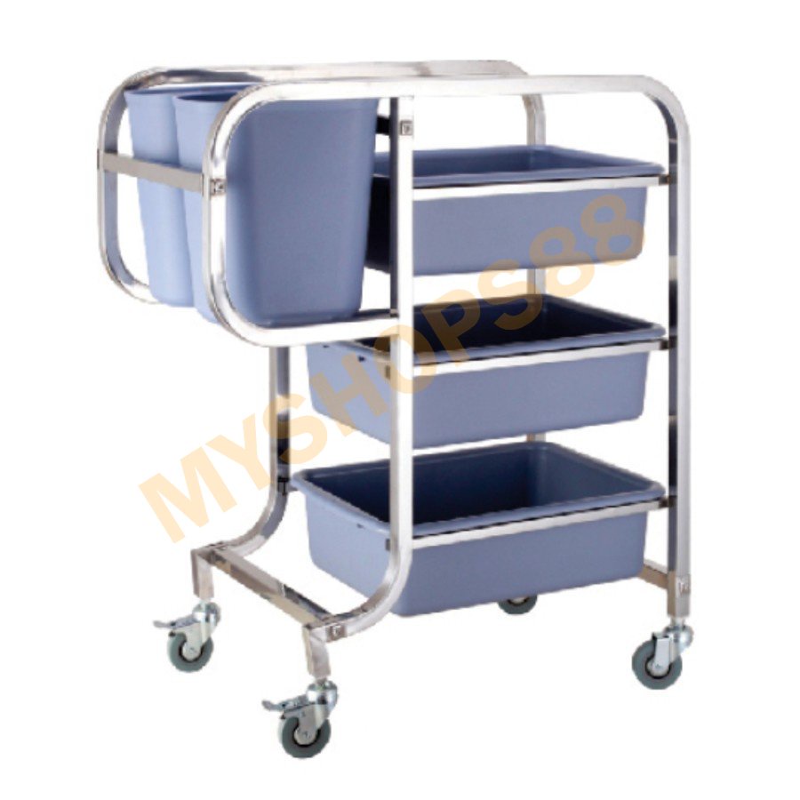 Jual GETRA CT-024 COLLECT BIN TROLLEY (TROLLEY PIRING DAN SAMPAH ...