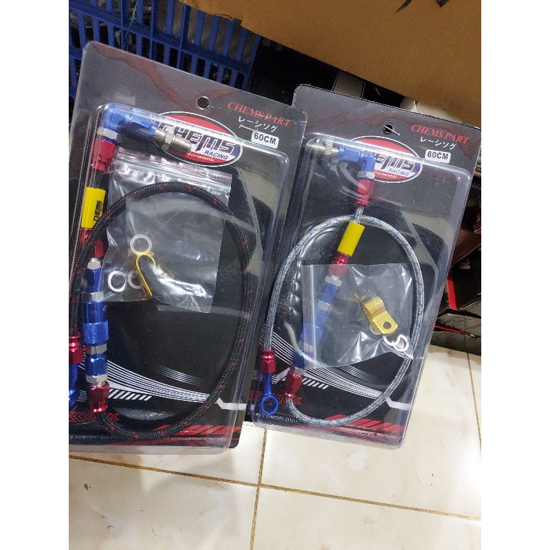 Jual selang rem belakang psi 60cm universal all motor | Shopee Indonesia