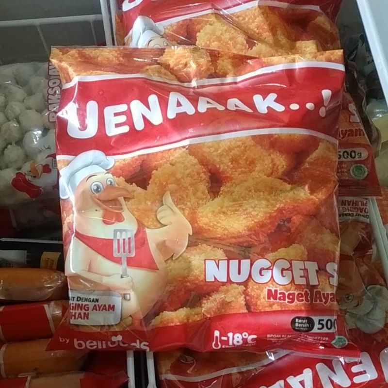 Jual uenak nugget ayam belfood | Shopee Indonesia