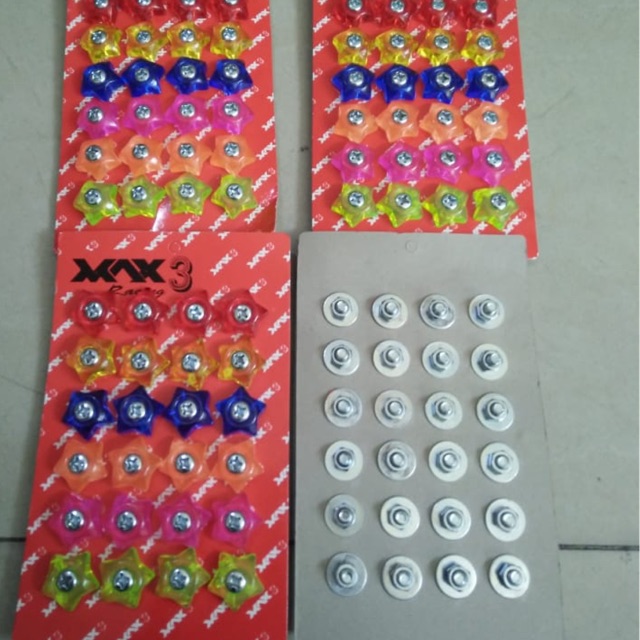 Jual Baut bintang mika +ring | Shopee Indonesia