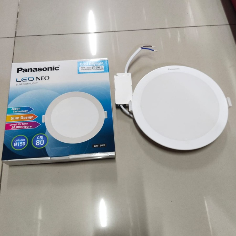 Jual PANASONIC LAMPU DOWNLIGHT LED NEO SLIM 15W 15 WATT IB/TANAM | Shopee Indonesia