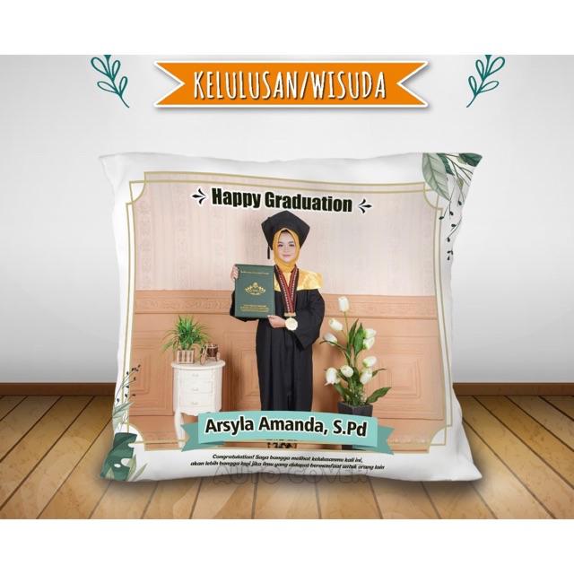 Jual Bantal custom nama dan foto hadiah wedding ultah bantal kado ...