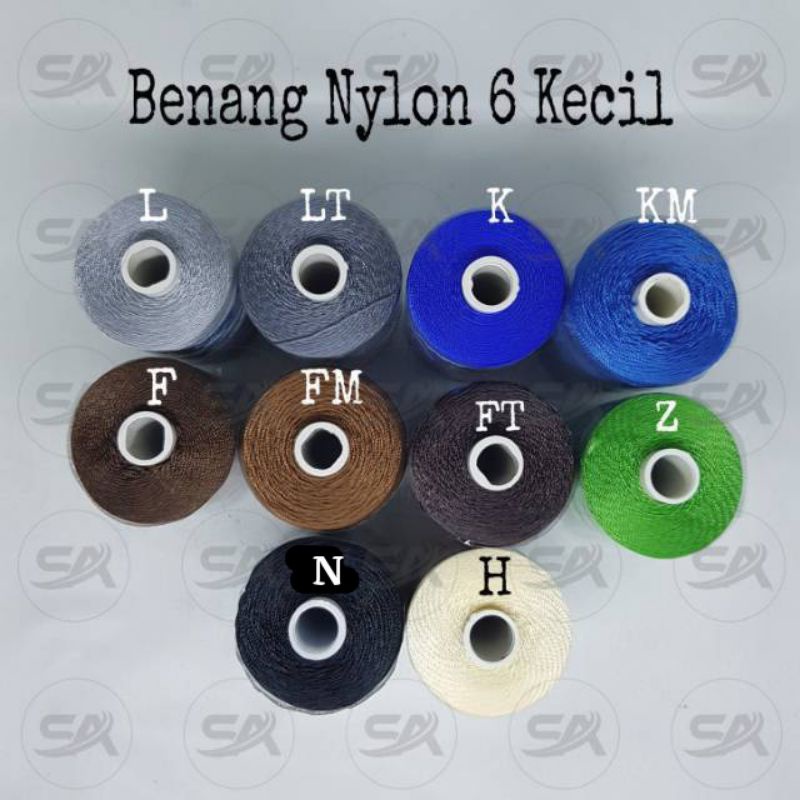 Jual [ECER] BENANG NYLON NO 6 KECIL / NILON 6 CAP PENITI (CONS ...
