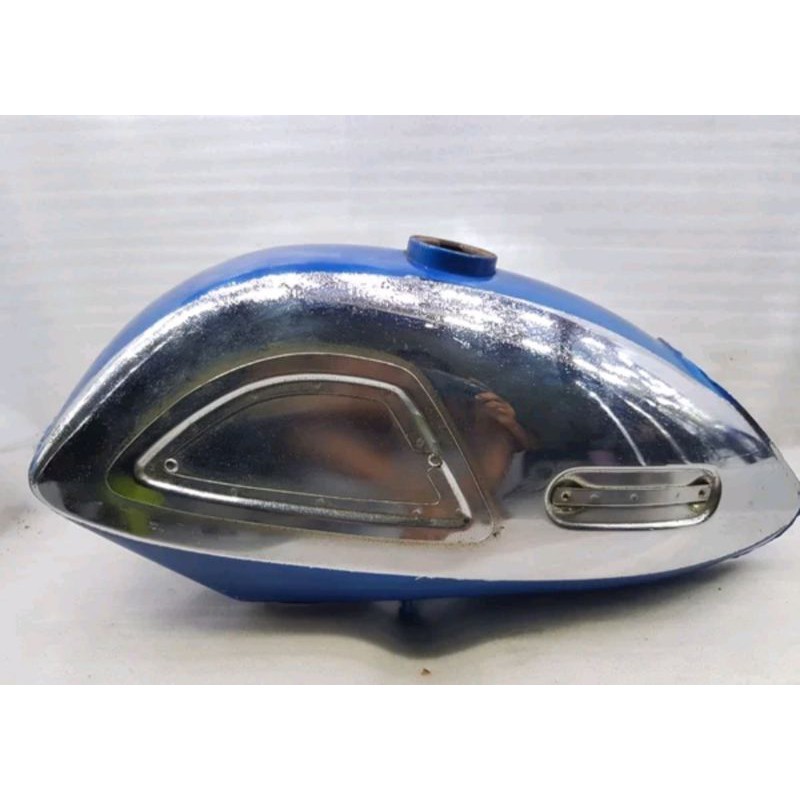Jual tangki yamaha yl1 yl100 yl1 twin jet original baru warna biru ...