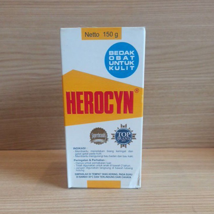 Jual HEROCYN 150 GRAM / HEROSIN - biang keringat gatal | Shopee Indonesia