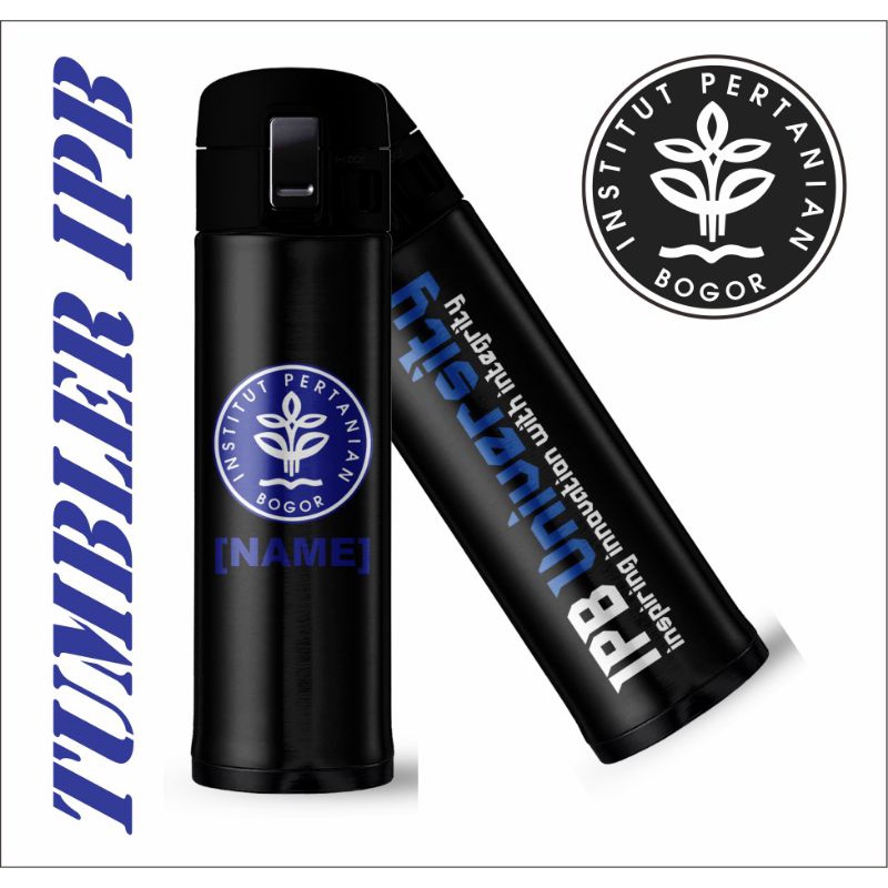 Jual LED Tumbler IPB Bogor Botol Minum Merchandise Institut Pertanian ...