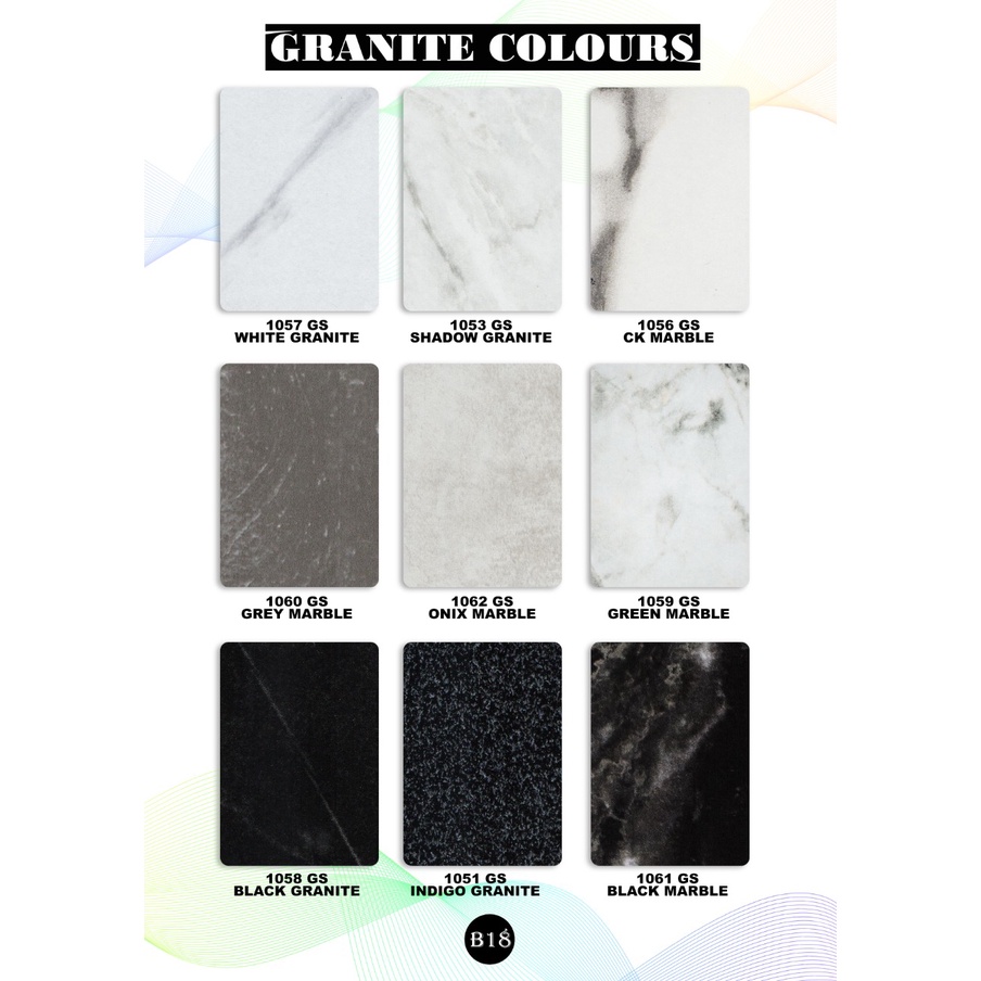 Jual JUAL HPL Granite Colours Winston Warna Keramik / Ceramic / Granit ...