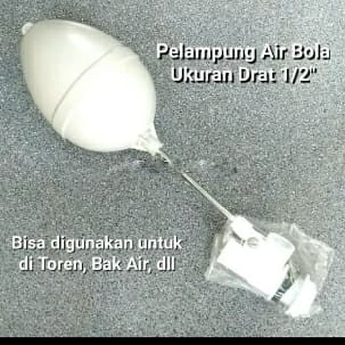 Jual Unik Pelampung Bola PVC 1" Tandon Bak Air Toren Kran Otomatis ...