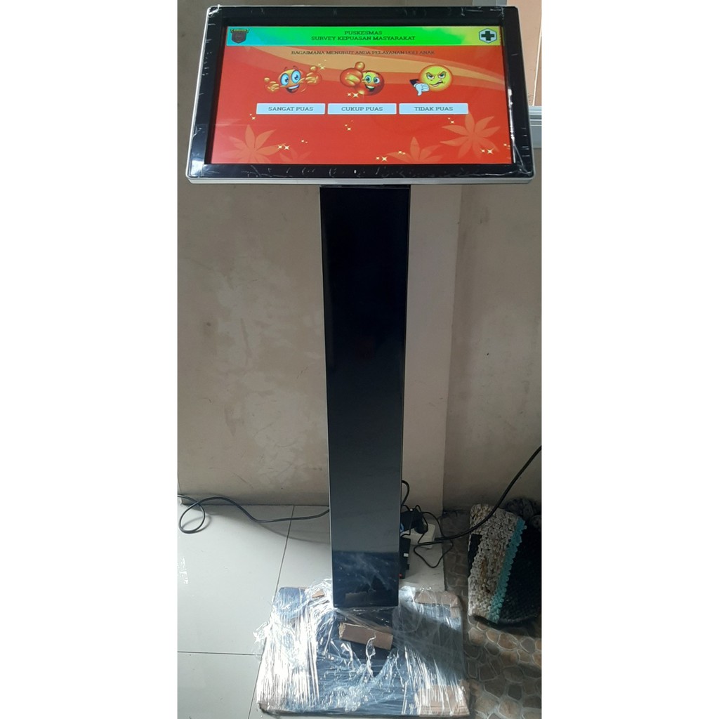 Jual Kiosk touchscreen 19" mesin anjungan mandiri + Mini PC Terlaris ...