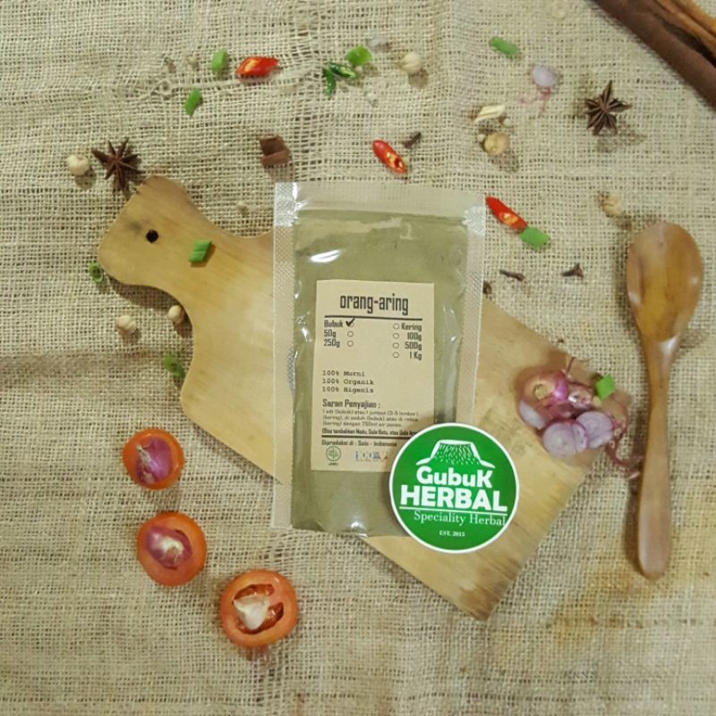 Jual ORANG ARING BUBUK 500 GRAM - Eclipta Prostrata - BUBUK HALUS ...