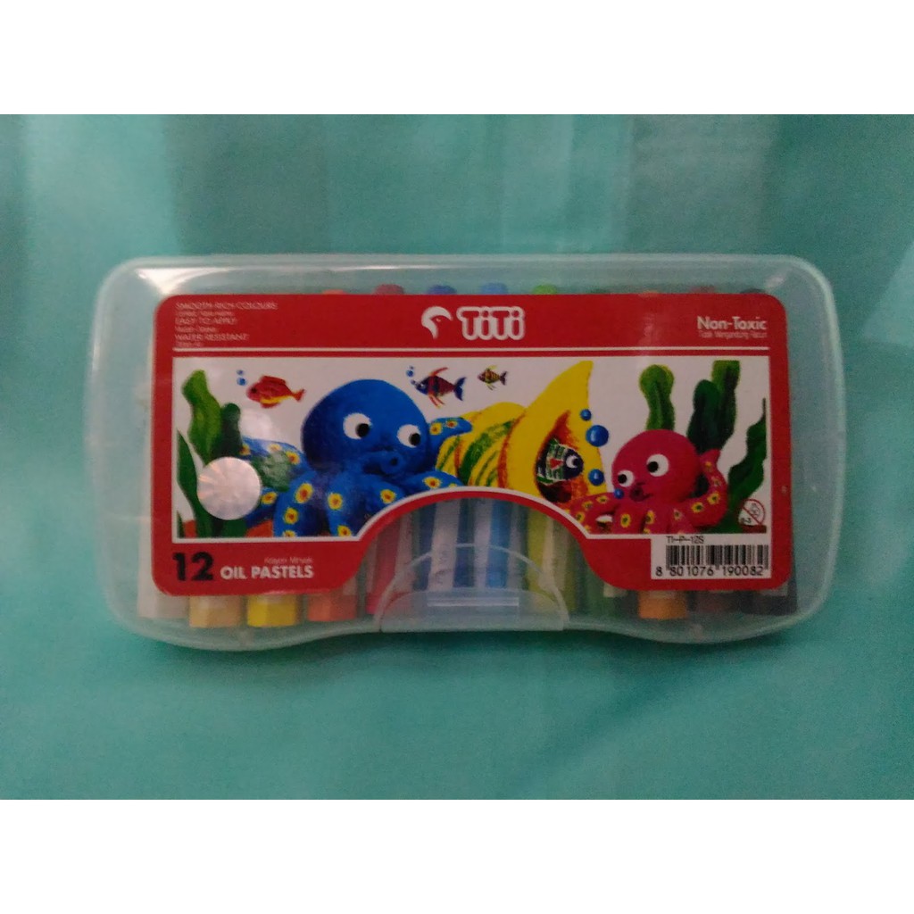 Jual Crayon Krayon Merk TITI 12 Warna tanpa embel-embel merk lain TITI ...