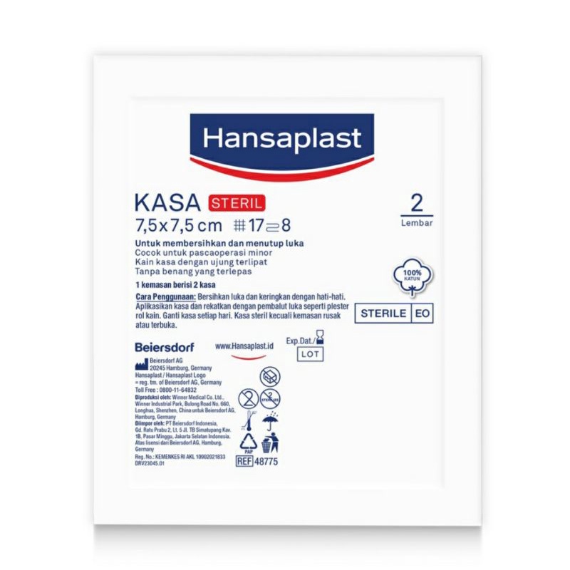 Jual Kasa Sterile isi 10 Pouch | Kasa Onemed | Kasa Hansaplast | Gauze ...