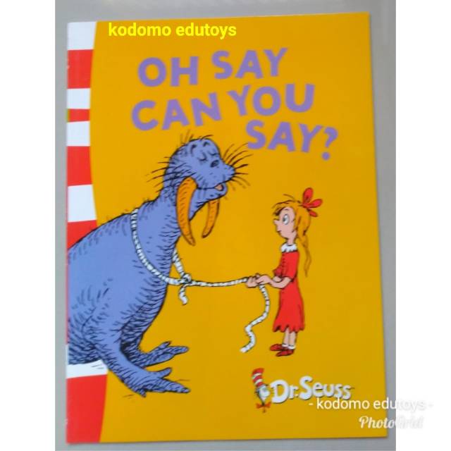 Jual Oh Say Can You Say? by Dr.Seuss, Buku Impor Anak | Shopee Indonesia