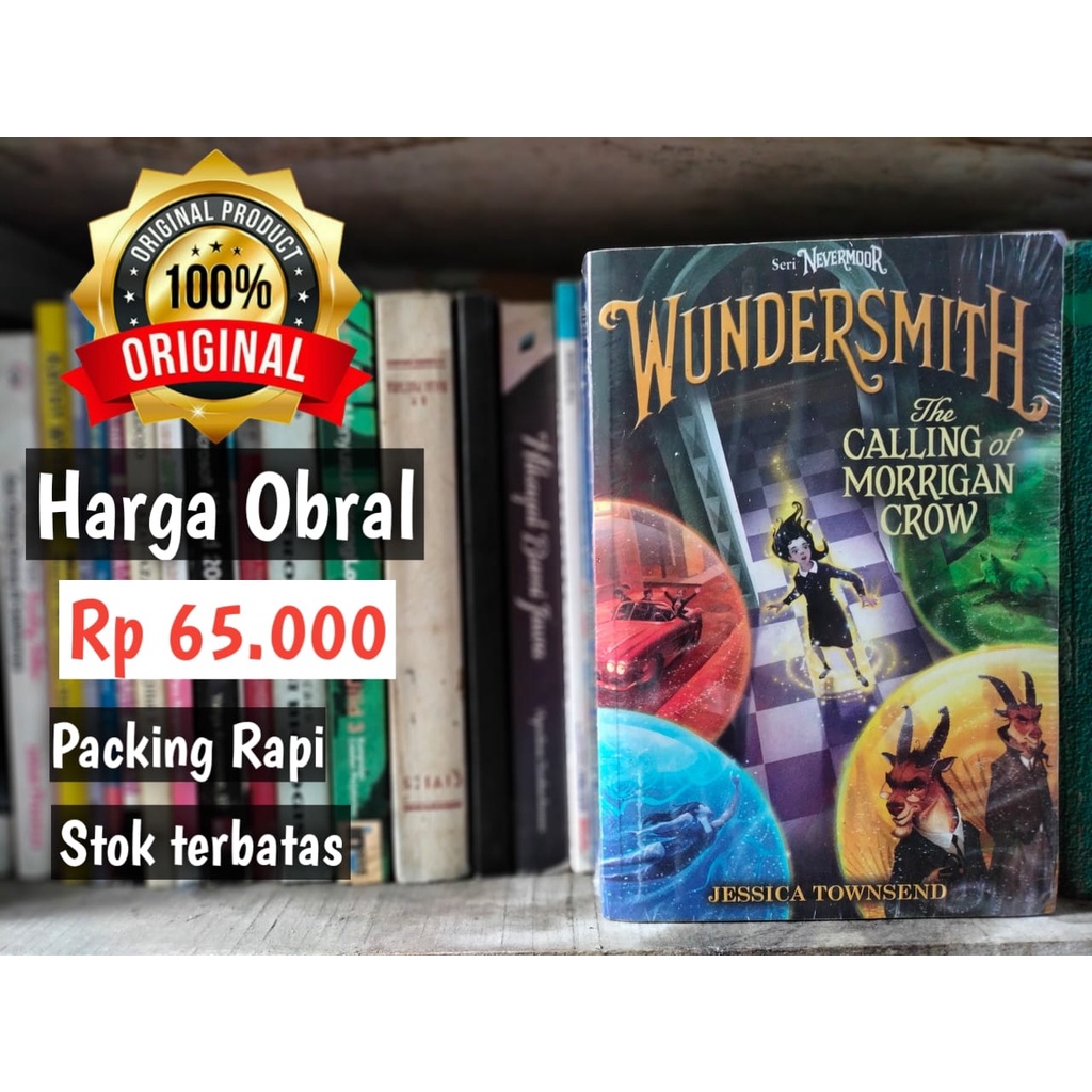 Jual NEVERMOOR 2 WUNDERSMITH THE CALLING OF MORRIGAN CROW | Shopee ...