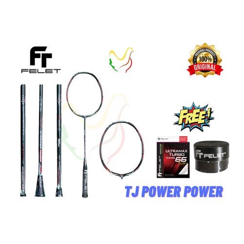 Jual RAKET BADMINTON BULUTANGKIS FELET TJ POWER CONTROL SPEED POWER ...