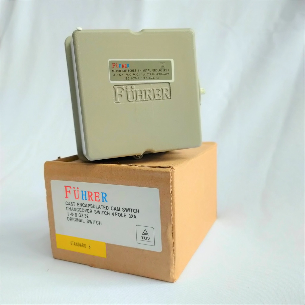 Jual FUHRER Handle Cam Switch 4P 32A GZ 32 | Shopee Indonesia