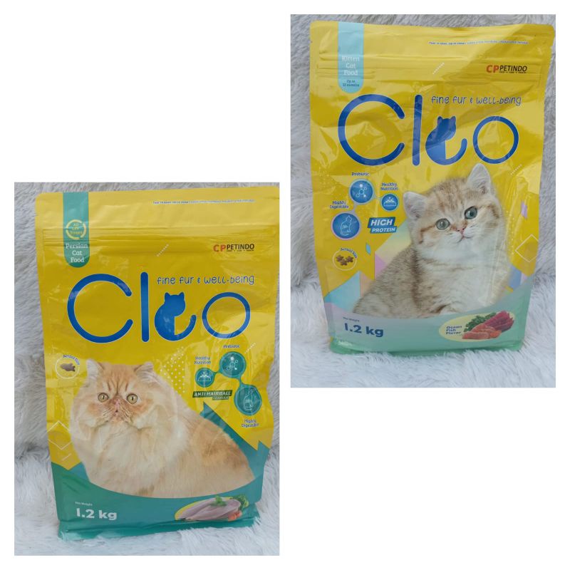 Jual Cleo Cat Food 1,1kg / Cleo Kitten / Cleo Persian / Makanan Kucing ...