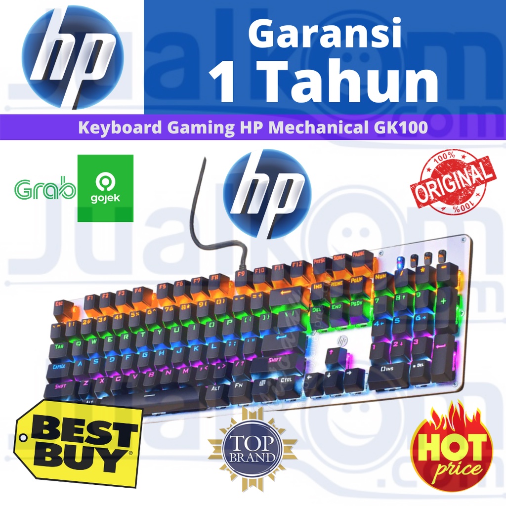 Jual HP Keyboard Gaming Mechanical GK100 | Shopee Indonesia