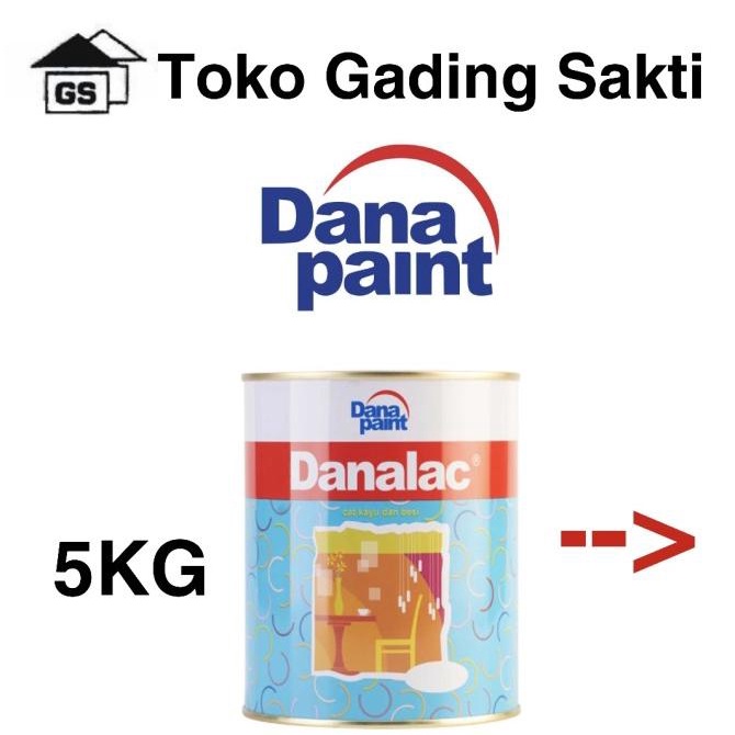Jual Danapaint Danalac Cat Kayu & Besi Galon 5KG | Shopee Indonesia