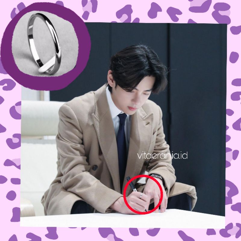 Jual ( titanium rings ) Taehyung rings | BTS ARMY | BTS rings ring ...