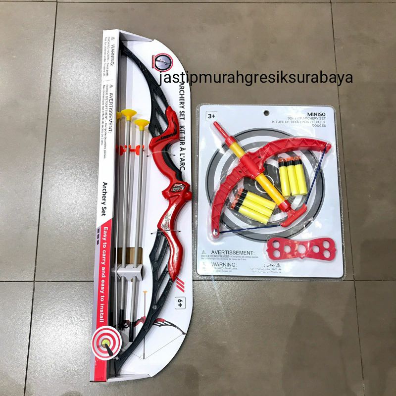 Jual ARCHERY SET MINISO MAINAN MINISO MAINAN PANAH | Shopee Indonesia