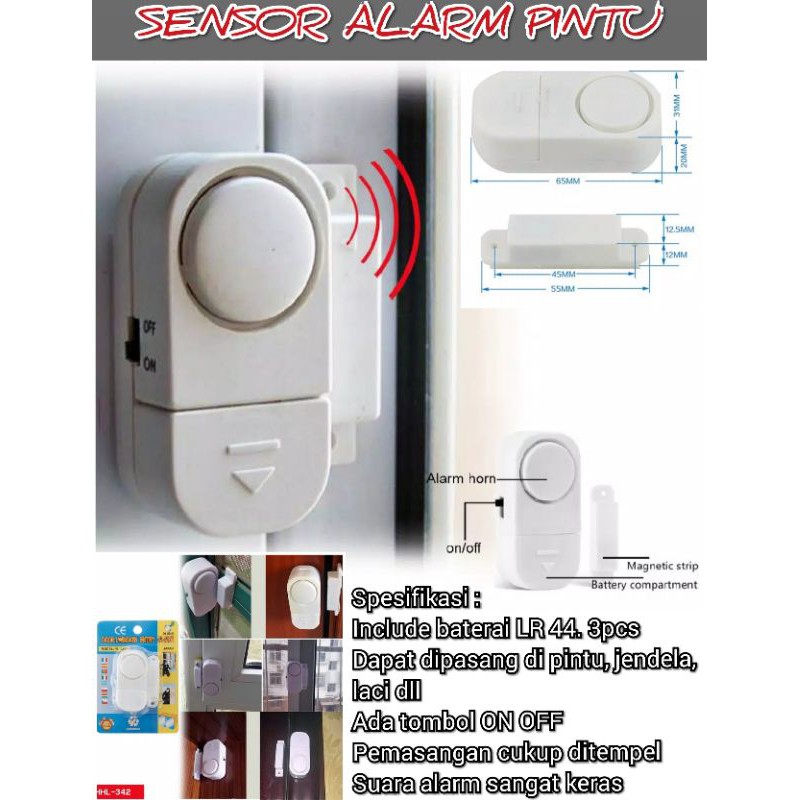 Jual Sensor Alarm Pintu Otomatis | Shopee Indonesia