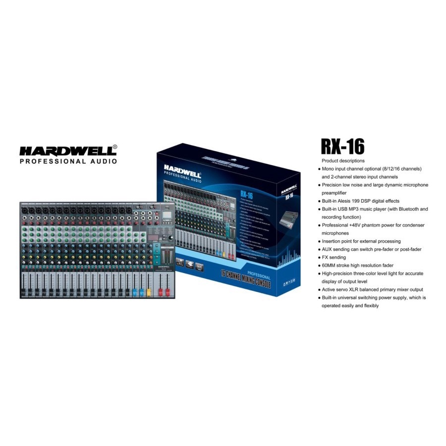 Jual Mixer Hardwell RX 16 RX16 RX-16 Audio Mixer 16 Channel Original ...