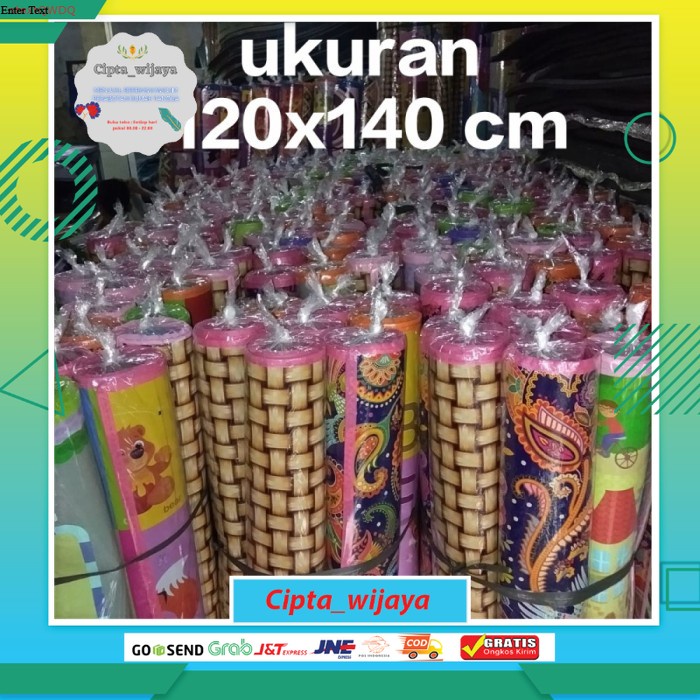 Jual tikar / tiker / karpet tikar karakter spon eva ukuran 120x140 cm ...