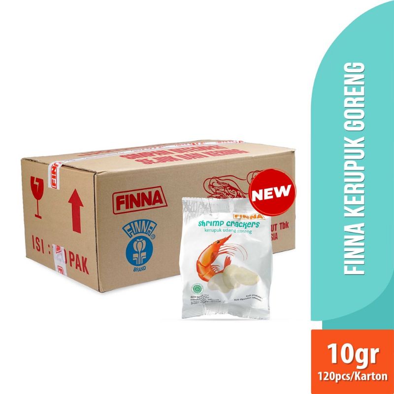 Jual Finna Kerupuk Udang Matang Goreng Krupuk 1 Dus | Shopee Indonesia