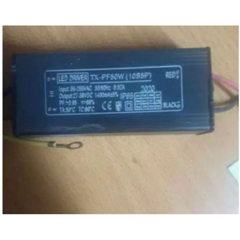 Jual Led Driver / Travo Mata Lampu Sorot COB 50 Watt 50W travo lamou ...