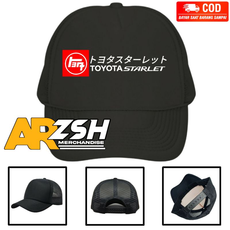 Jual Topi Toyota Starlet Japan - Topi Jaring Toyota Trucker | Shopee ...