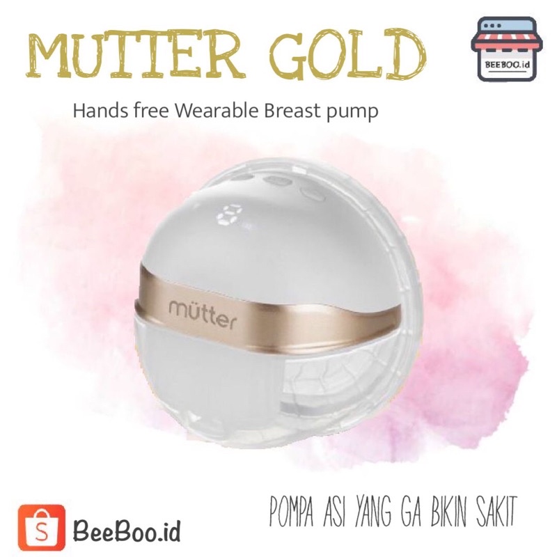 Jual [SEWA] MUTTER GOLD Pompa ASI Elektrik Wearable Handsfree Breast ...