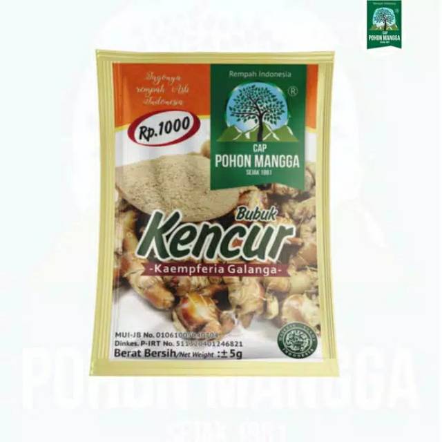Jual Bumbu Masak Kencur Bubuk Praktis dalam kemasan (1 Renceng) Cap ...