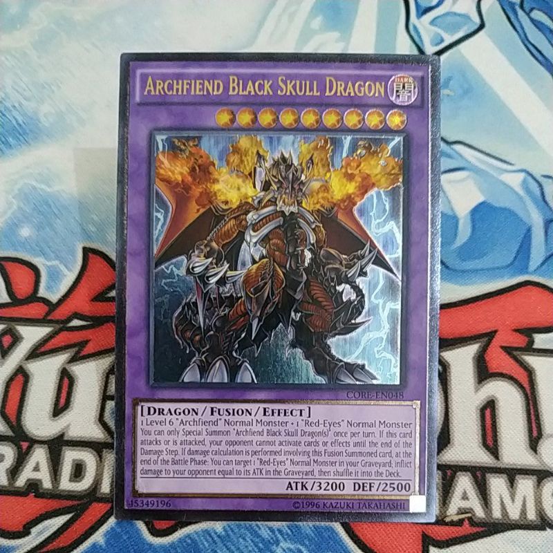 Jual yugioh archfiend black skull dragon CORE ultimate rare original | Shopee Indonesia