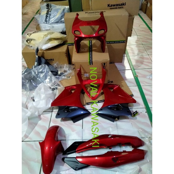 Jual COVER BODY FULLBODY SET NINJA RR OLD CBU MERAH G2 ORIGINAL ...