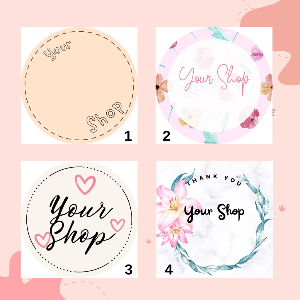 Jual STICKER BULAT / TANPA MINIMAL ORDER / STIKER BULAT CUSTOM | Shopee ...