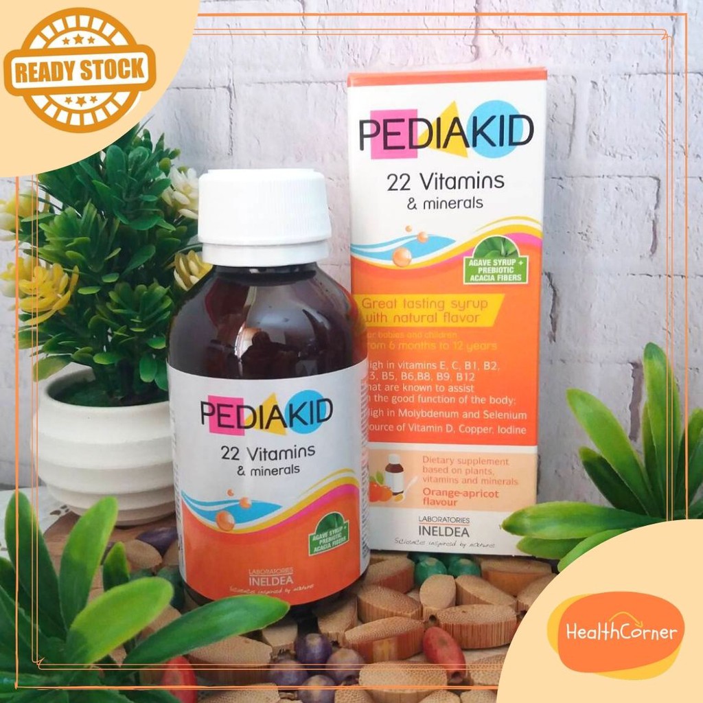 Jual Pediakid 22 Vitamin & Minerals 125ml - Kids Liquid Multivitamin ...