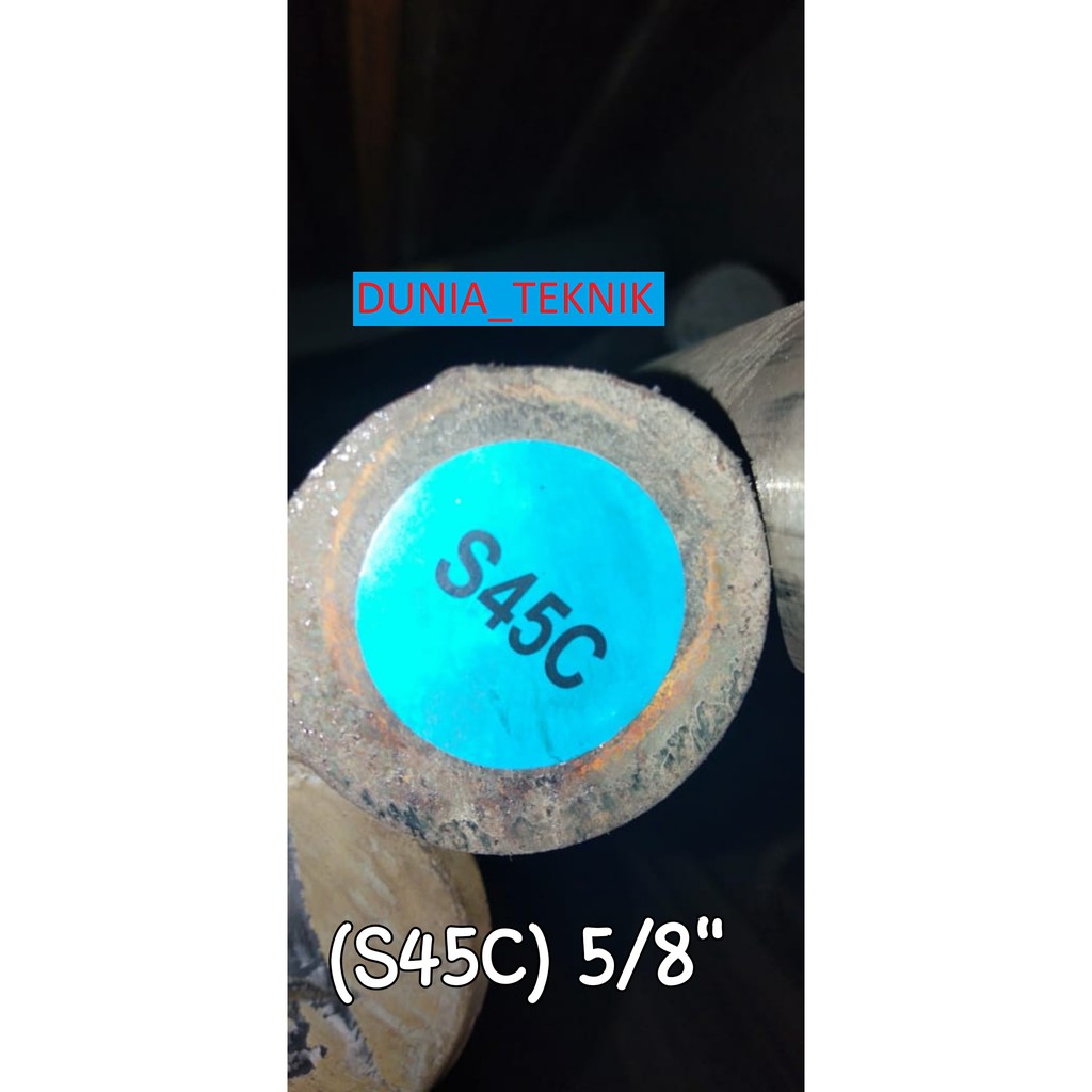 Jual AS BESI S45C HITAM DIA 16MM X 1 METER | Shopee Indonesia