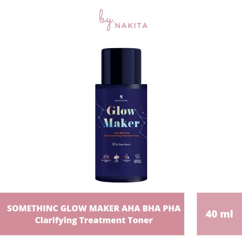 Jual SOMETHINC GLOW MAKER AHA BHA PHA Clarifying Treatment Toner - 40ml ...