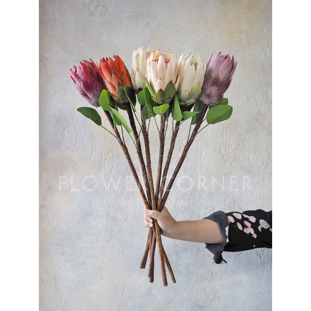 Jual Bunga Artificial Protea Premium Kuncup (B22145) | Shopee Indonesia