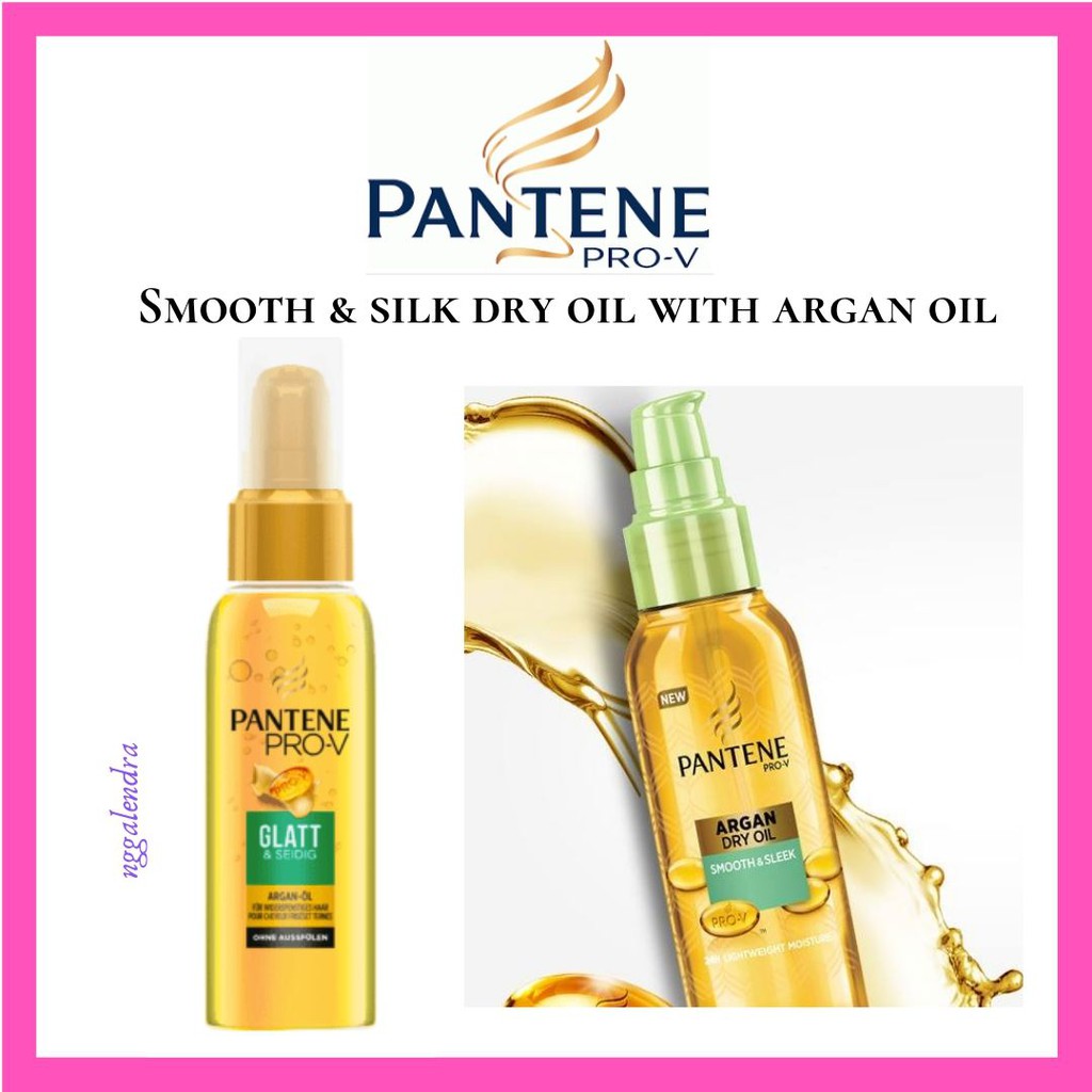 Jual Pantene Pro-V Smooth and Silk Dry Oil with Argan Oil | Shopee ...