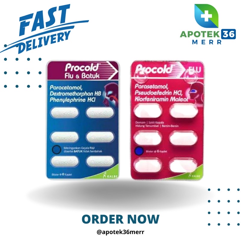 Jual PROCOLD FLU FLU DAN BATUK TABLET 4'S | Shopee Indonesia Jual PROCOLD FLU FLU DAN BATUK TABLET 4'S | Shopee Indonesia